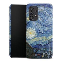 DeinDesign Galaxy A53 5G Handy Premium Case Smartphone Handyh&uuml;lle Schutzh&uuml;lle gl&auml;nzend Kunst The Starry Night Premium Case