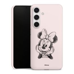 DeinDesign Galaxy S24 Handy Premium Case Smartphone Handyh&uuml;lle Schutzh&uuml;lle gl&auml;nzend Official Licensed Product Disney Minnie Mouse Premium Case