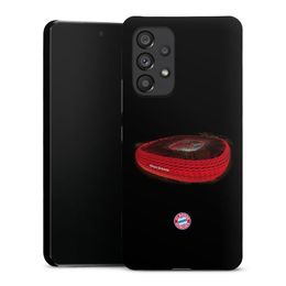 DeinDesign Galaxy A53 5G Handy Premium Case Smartphone Handyh&uuml;lle Schutzh&uuml;lle matt Fcb Official Licensed Product Fc Bayern M&uuml;nchen Stadium Premium Case