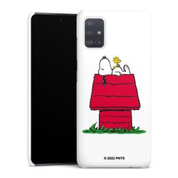 DeinDesign Galaxy A51 Handy Premium Case Smartphone Handyh&uuml;lle Schutzh&uuml;lle gl&auml;nzend Snoopy Peanuts Official Licensed Product Premium Case