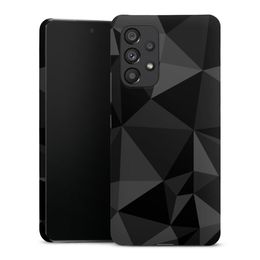 DeinDesign Galaxy A53 5G Handy Premium Case Smartphone Handyh&uuml;lle Schutzh&uuml;lle matt Muster Geometric Abstract Premium Case