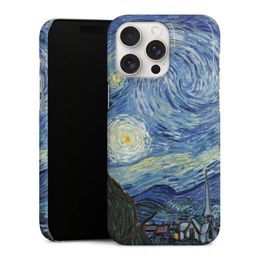 DeinDesign iPhone 15 Pro Max Handy Premium Case Smartphone Handyh&uuml;lle Schutzh&uuml;lle gl&auml;nzend The Starry Night Kunst Premium Case