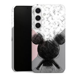 DeinDesign Galaxy S24 Handy Premium Case Smartphone Handyh&uuml;lle Schutzh&uuml;lle matt Marble Disney Mickey Mouse Premium Case