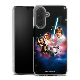 DeinDesign Galaxy A26 Handy Silikon Hülle Case transparent Handyhülle Lightsaber Merchandise Star Wars Silikon Case
