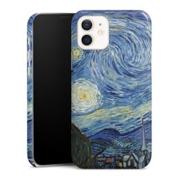 DeinDesign iPhone 12 Handy Premium Case Smartphone Handyh&uuml;lle Schutzh&uuml;lle gl&auml;nzend The Starry Night Kunst Premium Case