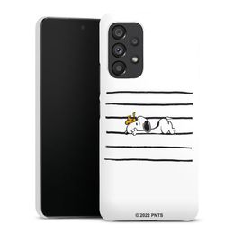 DeinDesign Galaxy A53 5G Handy Premium Case Smartphone Handyh&uuml;lle Schutzh&uuml;lle matt Snoopy Dog Peanuts Premium Case