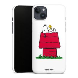 DeinDesign iPhone 14 Plus Handy Premium Case Smartphone Handyh&uuml;lle Schutzh&uuml;lle gl&auml;nzend Snoopy Peanuts Official Licensed Product Premium Case