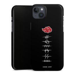 DeinDesign iPhone 14 Plus Handy Premium Case Smartphone Handyh&uuml;lle Schutzh&uuml;lle gl&auml;nzend Naruto Shippuden Official Licensed Product Akatsuki Premium Case