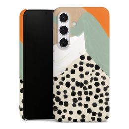 DeinDesign Galaxy S24 Handy Premium Case Smartphone Handyh&uuml;lle Schutzh&uuml;lle matt Abstract Boho Kunst Premium Case