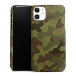 DeinDesign iPhone 11 Handy Premium Case Smartphone Handyh&uuml;lle Schutzh&uuml;lle matt Camouflage Tarnmuster Army Premium Case