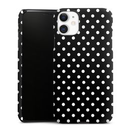 DeinDesign iPhone 11 Handy Premium Case Smartphone Handyh&uuml;lle Schutzh&uuml;lle matt Points Retro Polka Dots Premium Case