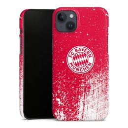 DeinDesign iPhone 14 Plus Handy Premium Case Smartphone Handyh&uuml;lle Schutzh&uuml;lle gl&auml;nzend Fcb Fc Bayern M&uuml;nchen Official Licensed Product Premium Case