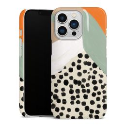 DeinDesign iPhone 13 Pro Handy Premium Case Smartphone Handyh&uuml;lle Schutzh&uuml;lle gl&auml;nzend Abstract Boho Kunst Premium Case