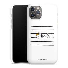 DeinDesign iPhone 12 Pro Handy Premium Case Smartphone Handyh&uuml;lle Schutzh&uuml;lle matt Snoopy Dog Peanuts Premium Case