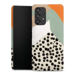 DeinDesign Galaxy A53 5G Handy Premium Case Smartphone Handyh&uuml;lle Schutzh&uuml;lle matt Abstract Kunst Boho Premium Case