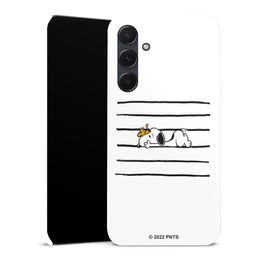 DeinDesign Galaxy A55 5G Handy Premium Case Smartphone Handyh&uuml;lle Schutzh&uuml;lle matt Snoopy Dog Peanuts Premium Case