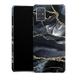 DeinDesign Galaxy A51 Handy Premium Case Smartphone Handyh&uuml;lle Schutzh&uuml;lle gl&auml;nzend Marble Trends Glitzer Premium Case