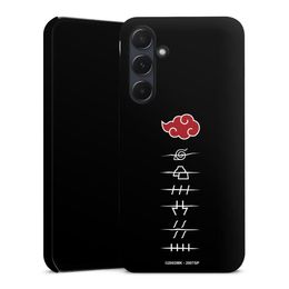 DeinDesign Galaxy A55 5G Handy Premium Case Smartphone Handyh&uuml;lle Schutzh&uuml;lle matt Naruto Shippuden Official Licensed Product Akatsuki Premium Case