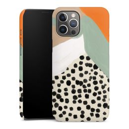 DeinDesign iPhone 12 Pro Max Handy Premium Case Smartphone Handyh&uuml;lle Schutzh&uuml;lle matt Abstract Boho Kunst Premium Case