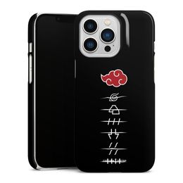 DeinDesign iPhone 13 Pro Handy Premium Case Smartphone Handyh&uuml;lle Schutzh&uuml;lle gl&auml;nzend Naruto Shippuden Official Licensed Product Akatsuki Premium Case
