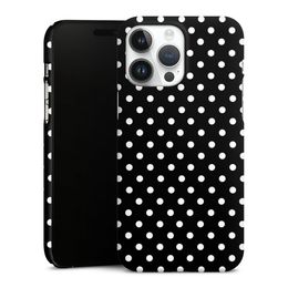DeinDesign iPhone 14 Pro Max Handy Premium Case Smartphone Handyh&uuml;lle Schutzh&uuml;lle matt Retro Points Polka Dots Premium Case
