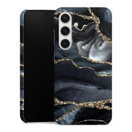 DeinDesign Galaxy S24 Handy Premium Case Smartphone Handyh&uuml;lle Schutzh&uuml;lle gl&auml;nzend Marble Trends Glitzer Premium Case
