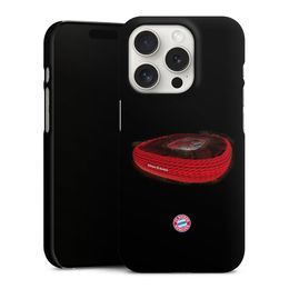 DeinDesign iPhone 15 Pro Handy Premium Case Smartphone Handyh&uuml;lle Schutzh&uuml;lle matt Fc Bayern M&uuml;nchen Fcb Official Licensed Product Stadium Premium Case