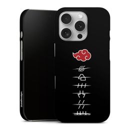 DeinDesign iPhone 16 Pro Handy Premium Case Smartphone Handyh&uuml;lle Schutzh&uuml;lle matt Naruto Shippuden Official Licensed Product Akatsuki Premium Case