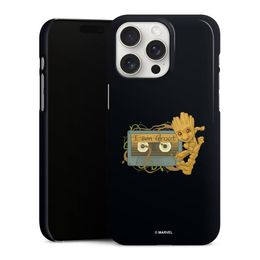 DeinDesign iPhone 15 Pro Max Handy Premium Case Smartphone Handyh&uuml;lle Schutzh&uuml;lle gl&auml;nzend Guardians Of The Galaxy Groot Marvel Premium Case