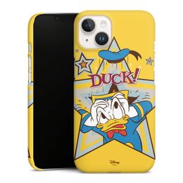 DeinDesign iPhone 14 Handy Premium Case Smartphone Handyh&uuml;lle Schutzh&uuml;lle matt Donald Duck Disney Official Licensed Product Premium Case