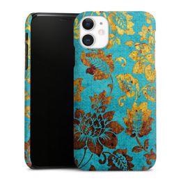 DeinDesign iPhone 11 Handy Premium Case Smartphone Handyh&uuml;lle Schutzh&uuml;lle matt Flowers Ornament Vintage Premium Case