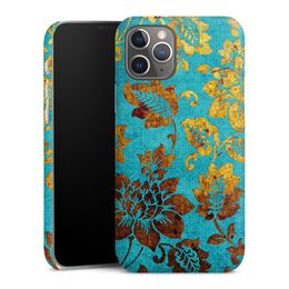 DeinDesign iPhone 12 Pro Handy Premium Case Smartphone Handyh&uuml;lle Schutzh&uuml;lle matt Flowers Vintage Ornament Premium Case