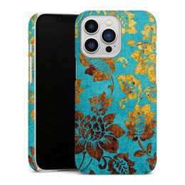 DeinDesign iPhone 13 Pro Handy Premium Case Smartphone Handyh&uuml;lle Schutzh&uuml;lle matt Flowers Vintage Ornament Premium Case