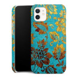 DeinDesign iPhone 12 mini Handy Premium Case Smartphone Handyh&uuml;lle Schutzh&uuml;lle matt Flowers Vintage Ornament Premium Case