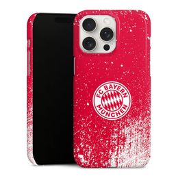 DeinDesign iPhone 15 Pro Max Handy Premium Case Smartphone Handyh&uuml;lle Schutzh&uuml;lle gl&auml;nzend Fcb Fc Bayern M&uuml;nchen Official Licensed Product Premium Case