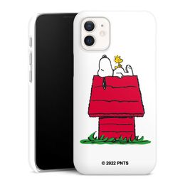 DeinDesign iPhone 12 mini Handy Premium Case Smartphone Handyh&uuml;lle Schutzh&uuml;lle matt Snoopy Peanuts Official Licensed Product Premium Case