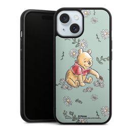 DeinDesign iPhone 15 Handy Gallery Case Handyh&uuml;lle 9H Geh&auml;rtetes Glas R&uuml;ckseite H&uuml;lle Disney Winnie The Pooh Official Licensed Product Gallery Case