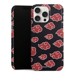 DeinDesign iPhone 15 Pro Max Handy Premium Case Smartphone Handyh&uuml;lle Schutzh&uuml;lle gl&auml;nzend Akatsuki Official Licensed Product Naruto Shippuden Premium Case