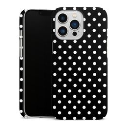 DeinDesign iPhone 13 Pro Handy Premium Case Smartphone Handyh&uuml;lle Schutzh&uuml;lle matt Retro Points Polka Dots Premium Case
