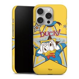 DeinDesign iPhone 16 Pro Handy Premium Case Smartphone Handyh&uuml;lle Schutzh&uuml;lle matt Donald Duck Disney Official Licensed Product Premium Case