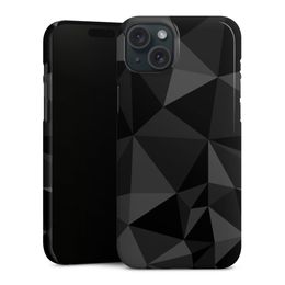 DeinDesign iPhone 15 Plus Handy Premium Case Smartphone Handyh&uuml;lle Schutzh&uuml;lle gl&auml;nzend Abstract Muster Geometric Premium Case