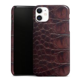 DeinDesign iPhone 11 Handy Premium Case Smartphone Handyh&uuml;lle Schutzh&uuml;lle gl&auml;nzend Animal Print Crocodile Leather Premium Case