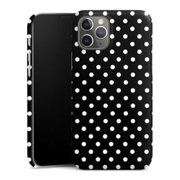 DeinDesign iPhone 12 Pro Handy Premium Case Smartphone Handyh&uuml;lle Schutzh&uuml;lle matt Retro Points Polka Dots Premium Case