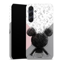 DeinDesign Galaxy A55 5G Handy Premium Case Smartphone Handyh&uuml;lle Schutzh&uuml;lle matt Marble Disney Mickey Mouse Premium Case