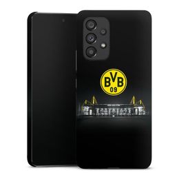DeinDesign Galaxy A53 5G Handy Premium Case Smartphone Handyh&uuml;lle Schutzh&uuml;lle gl&auml;nzend Borussia Dortmund Bvb Stadium Premium Case