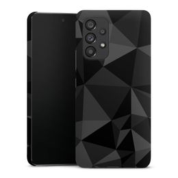 DeinDesign Galaxy A53 5G Handy Premium Case Smartphone Handyh&uuml;lle Schutzh&uuml;lle gl&auml;nzend Muster Geometric Abstract Premium Case