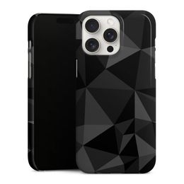 DeinDesign iPhone 15 Pro Max Handy Premium Case Smartphone Handyh&uuml;lle Schutzh&uuml;lle gl&auml;nzend Abstract Muster Geometric Premium Case