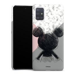 DeinDesign Galaxy A51 Handy Premium Case Smartphone Handyh&uuml;lle Schutzh&uuml;lle gl&auml;nzend Marble Disney Mickey Mouse Premium Case