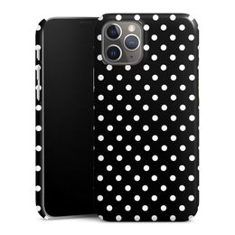 DeinDesign iPhone 12 Pro Handy Premium Case Smartphone Handyh&uuml;lle Schutzh&uuml;lle gl&auml;nzend Retro Points Polka Dots Premium Case