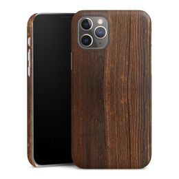 DeinDesign iPhone 12 Pro Handy Premium Case Smartphone Handyh&uuml;lle Schutzh&uuml;lle matt Wood Nut Tree Wooden Look Premium Case